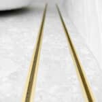 Gold Slimline Tile Insert 26 (STI26-G) | Lauxes Grates