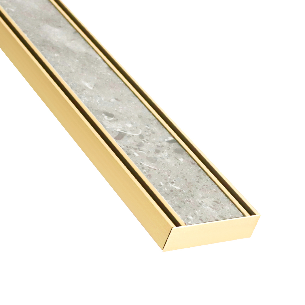 Gold Slimline Tile Insert 26 (STI26-G) | Lauxes Grates
